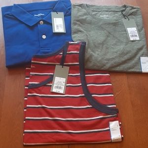 Goodfellow & Co | Shirts | Mens Shirts Polo T Shirt Tank Top Lot Of 3 ...